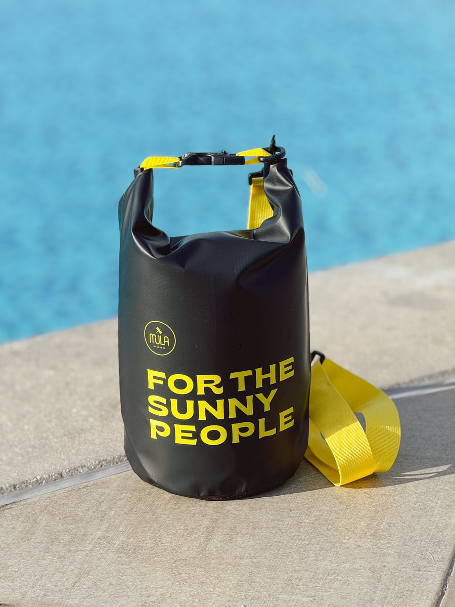 Sunny People Dry Bag 5L - Black – Mula Maldives